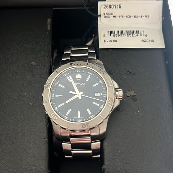 Movado | Accessories | Movado Series 80 260015 Wrist Watch For Men New ...